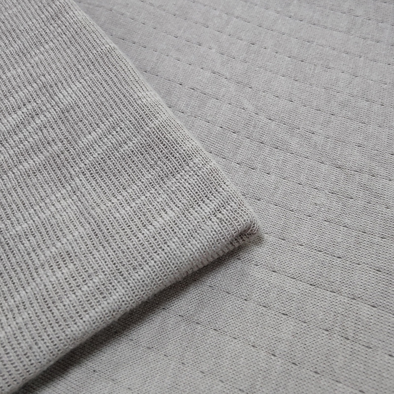 【T597637】100% Cotton Slub Rib Textured dbl kbit – Guannan Textile