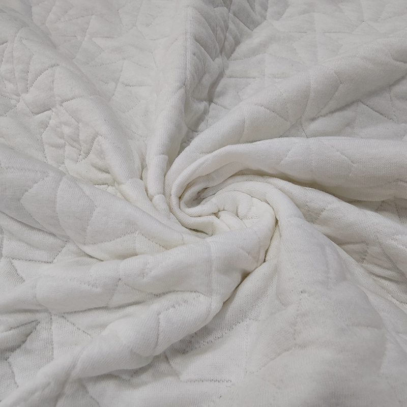 【T700710】280g Cotton Poly Spandex CVC Jacquard Star Pattern – Guannan Textile