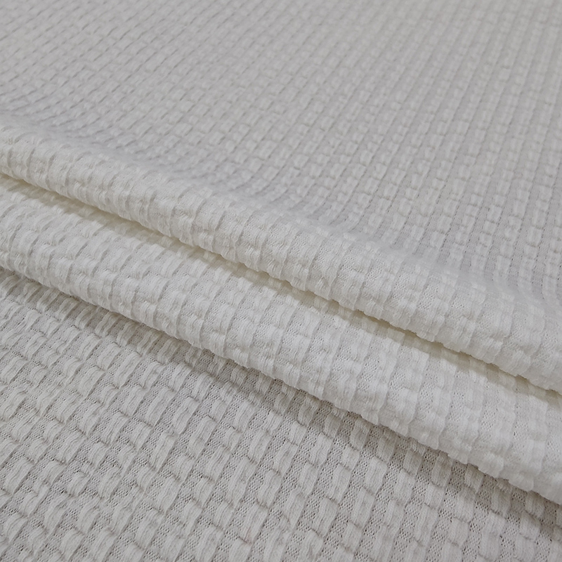 【T597584】Single-Sided Vertical Rib Pucker/Tuck Stitch – Guannan Textile
